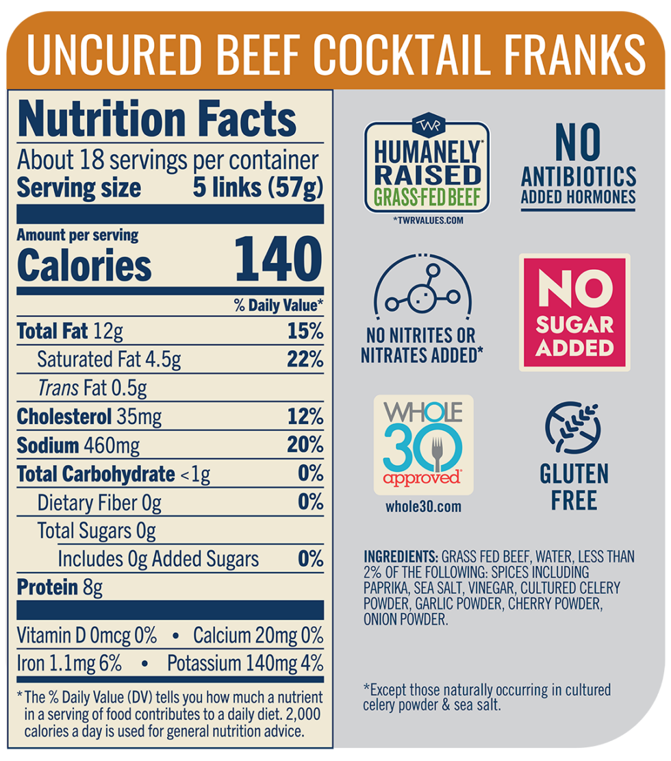 Cocktail Franks (Limited time only) - Teton Waters Ranch